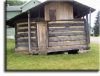 Antique Hand Hewn Log Cabin - Appalachian Woods