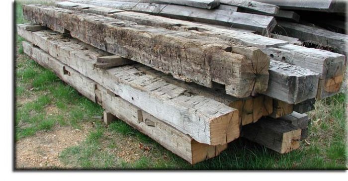 Hand Hewn Beams - Authentic Reclaimed Barn Beams