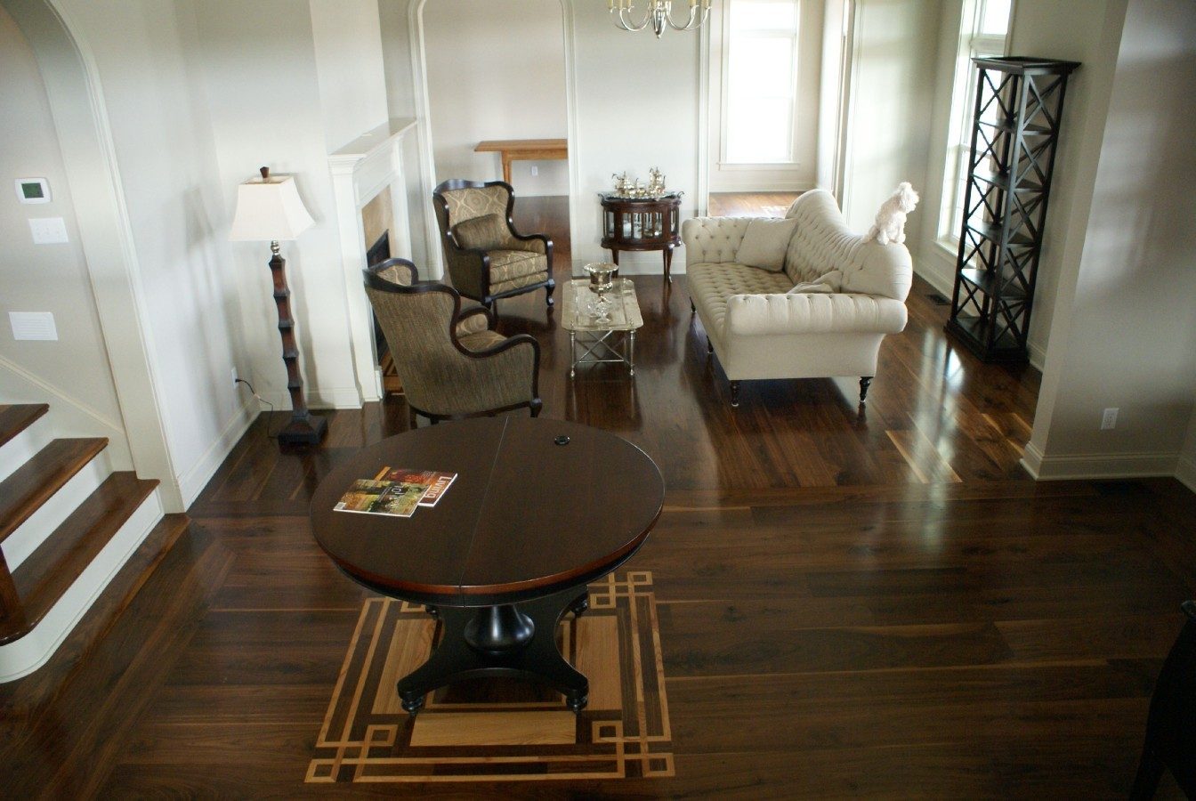 Rustic Walnut Flooring Project: Kentucky - Appalachian Woods, LLC